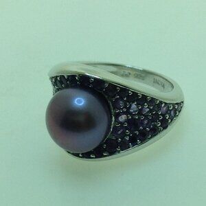 Honora Pearl | Jewelry | Honora Silver Purple Color Fresh Water Pearl ...